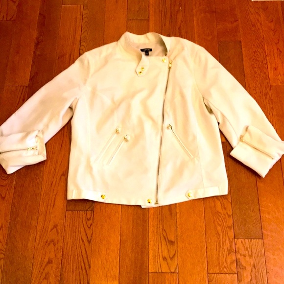 Apt. 9 | Jackets & Coats | Ivory Moto Jacket | Poshmark